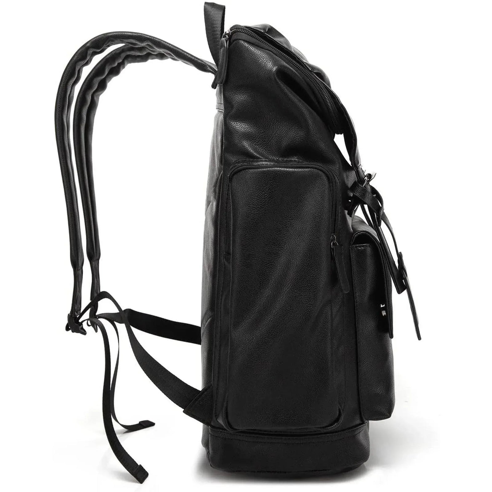 FR Fashion Co. BP-16 PU Leather Casual Backpack 15.6inch Laptop Backpa